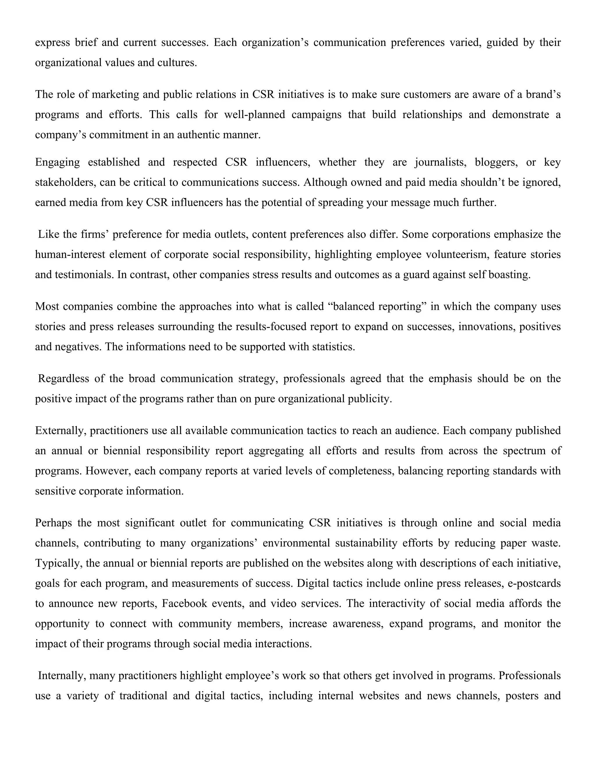 PR and its role in communicating corporate social responsibilities | PDF