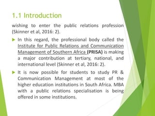 PR and the Media the role of PR A 1.pptx