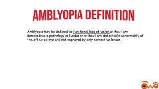 OWP Amblyopia.pptx