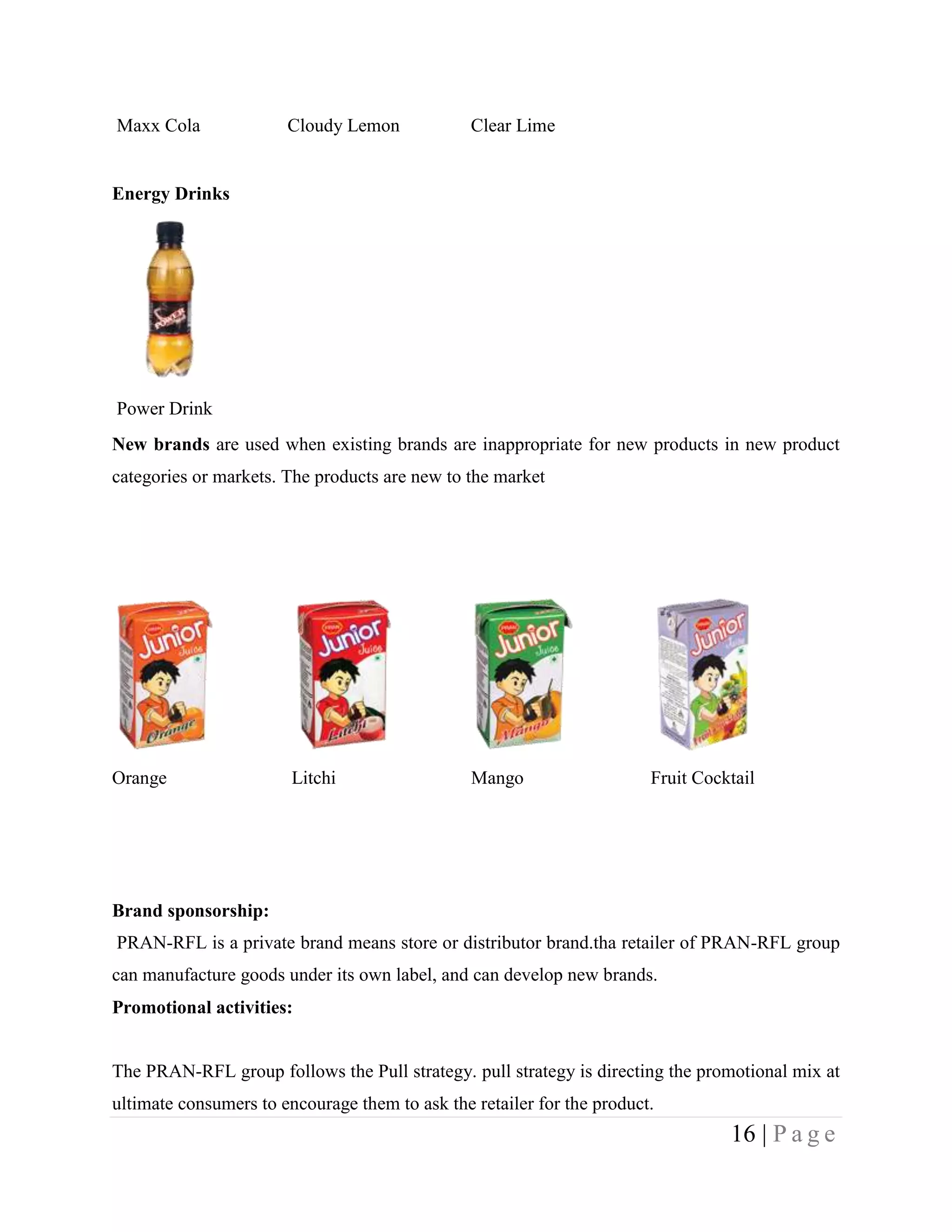 Pran RFL group Market analysis | DOCX