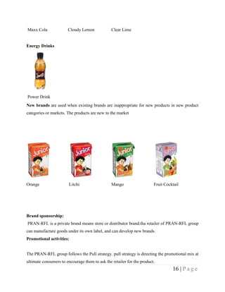Pran RFL group Market analysis | DOCX