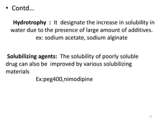 SOLUBILISATION TECHNIQUES | PPTX