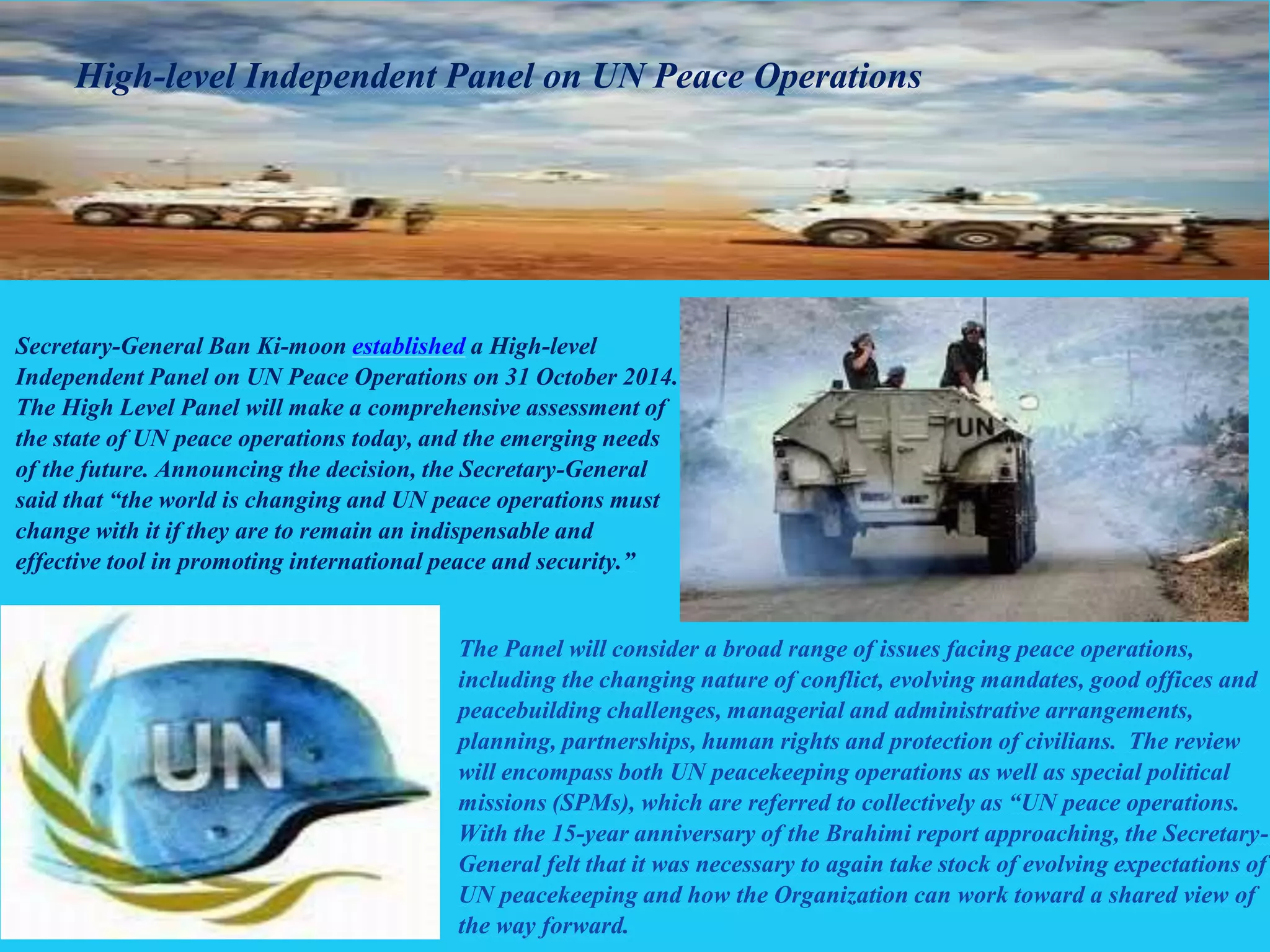 Peacekeeping Operations | PPTX