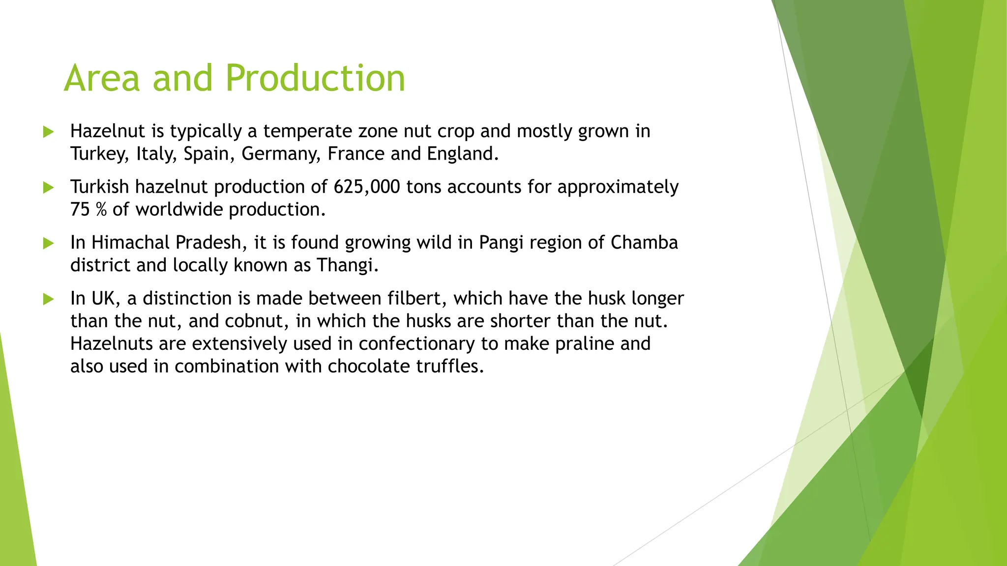 Citrus Crops and hazelnut Production technology | PPTX