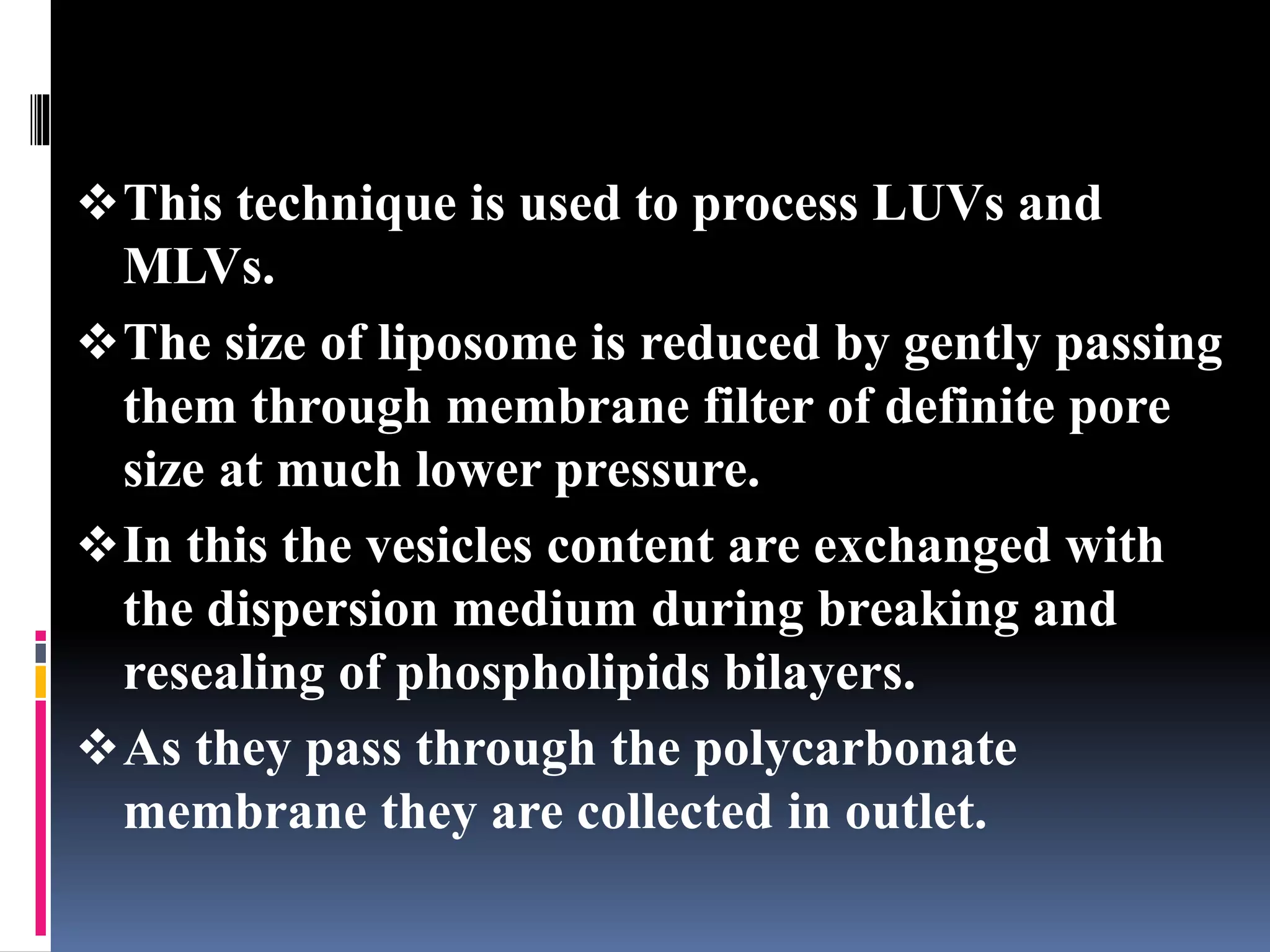 Liposomes- The controlled drug delivery system | PPTX