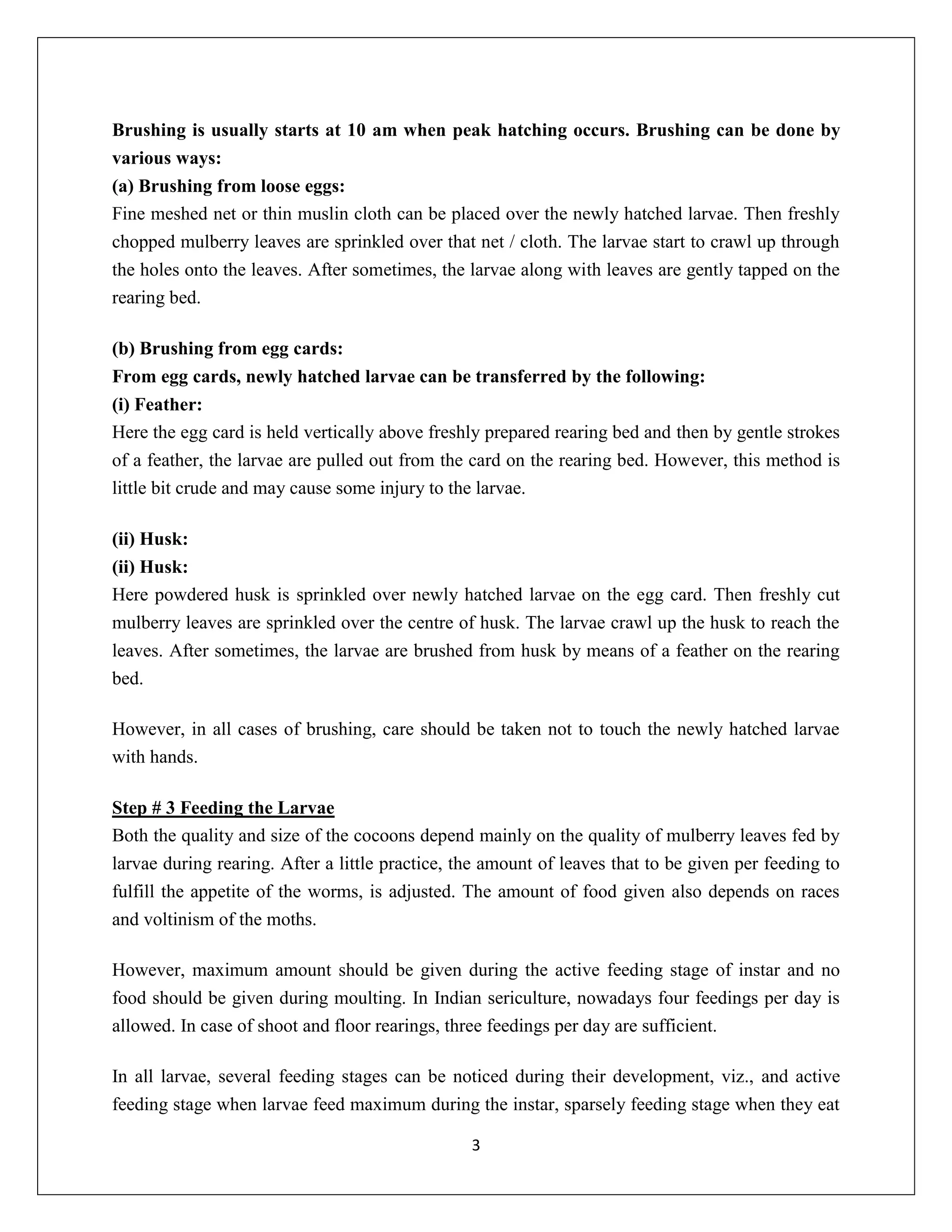 A Report on Sericulture | PDF