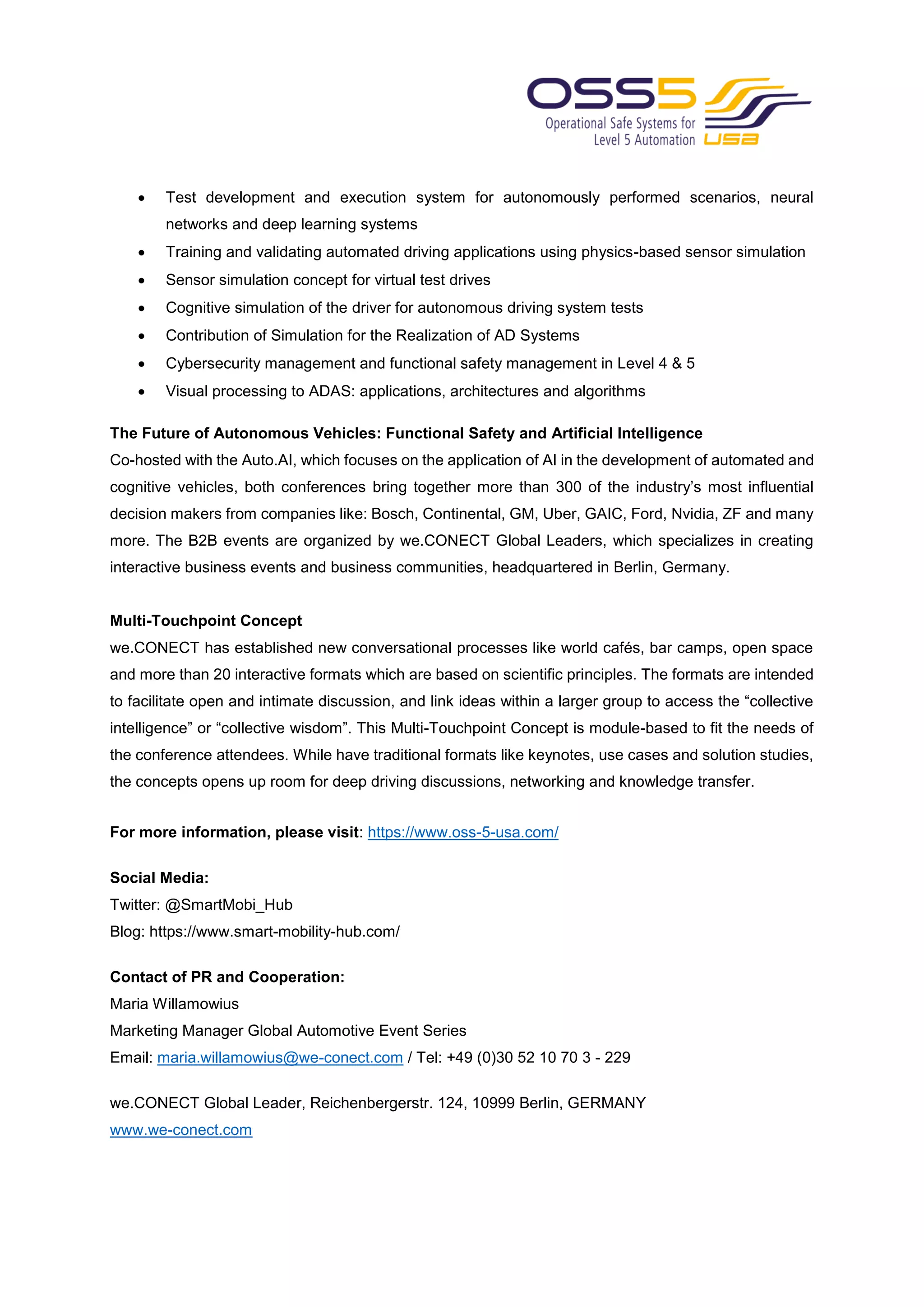 OSS.5 USA Operational, System and Functional Safety for Level 4+ Automation | PDF | Operating ...