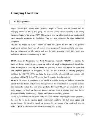 Pran & RFL BCG | DOCX