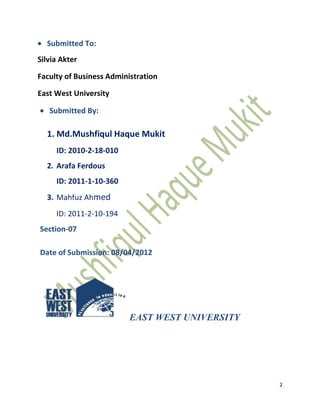 Pran RFL term paper by Mushfiqul Haque Mukit | DOCX