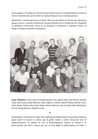 Pranvera e Demokracise greva e 1991 nga Pjeter Logoreci | PDF