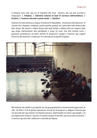 Pranvera e Demokracise greva e 1991 nga Pjeter Logoreci | PDF