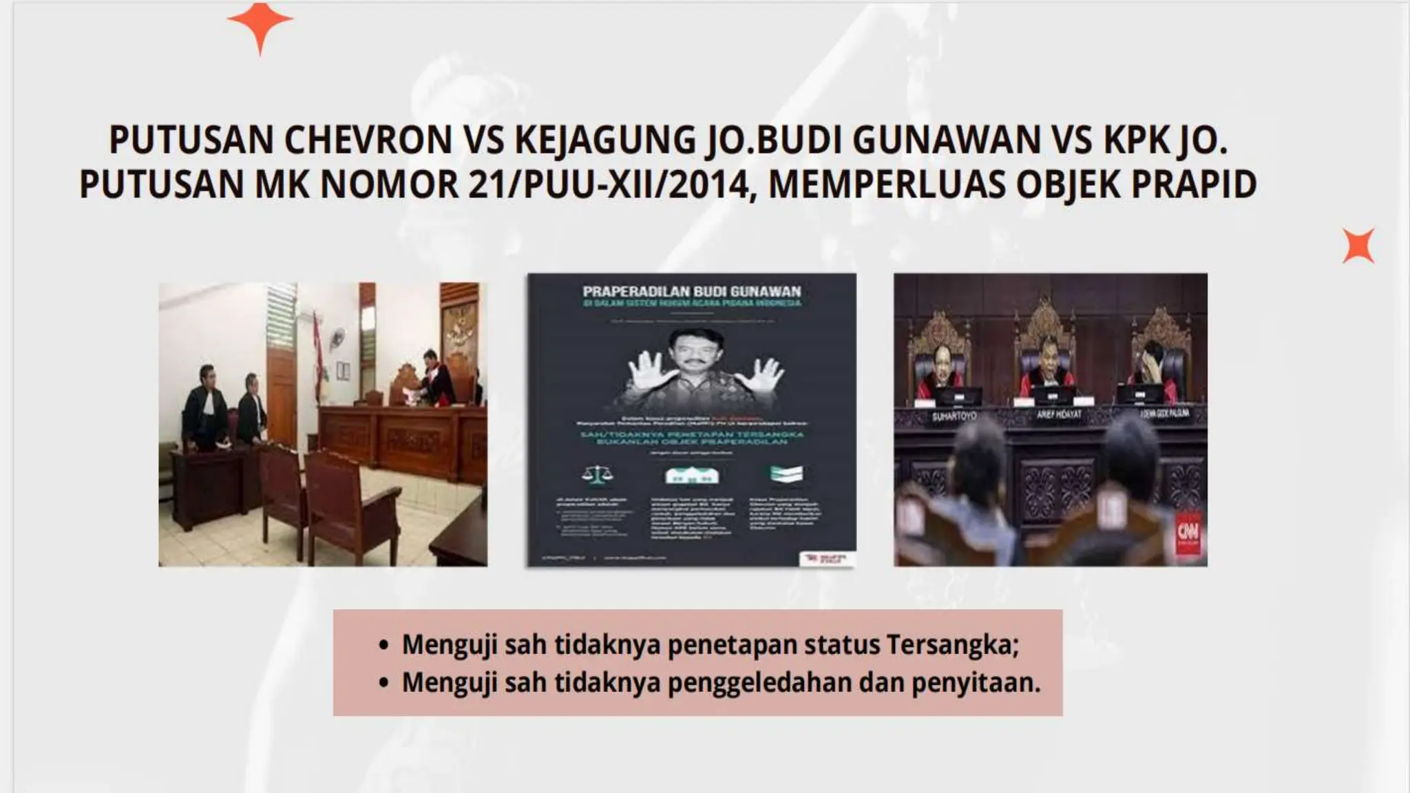 Pra Peradilan di dalam persidangan pengadilan | PPTX