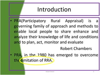 PRA & PLA Techniques for Collection of Qualitative Informations | PDF