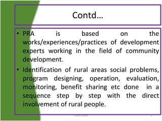 PRA & PLA Techniques for Collection of Qualitative Informations | PDF