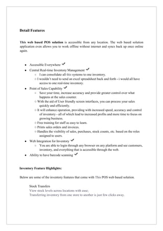 Proposal for Point of Sale and Inventory Management Systems | PDF