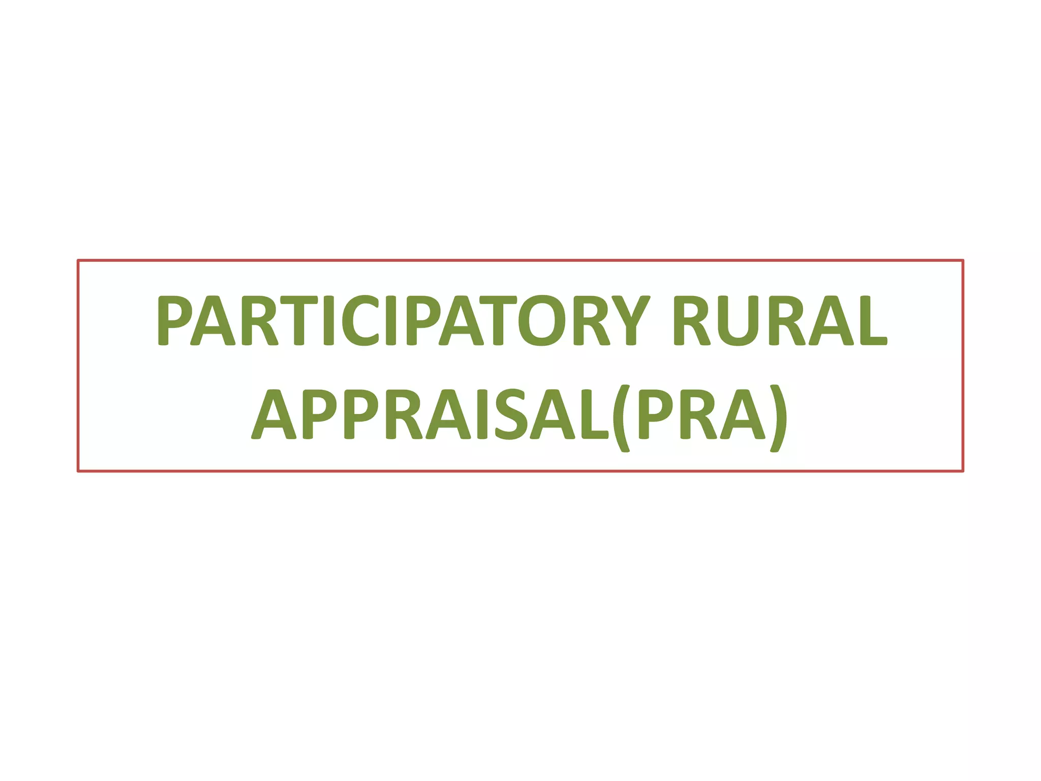 Pra presentation | PPTX