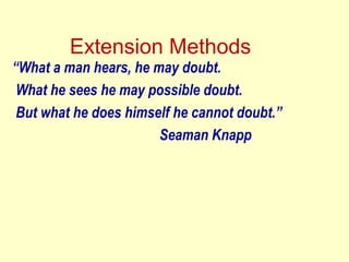 Fundamental of Extension Methods: Tools and Techniques of PRA | PPT