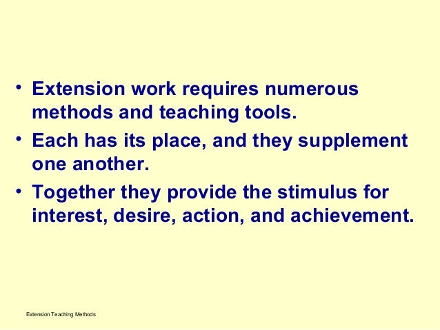 Fundamental Of Extension Methods Tools And Techniques Of Pra