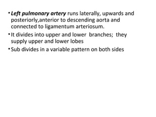 blood supply of lungs | PPT