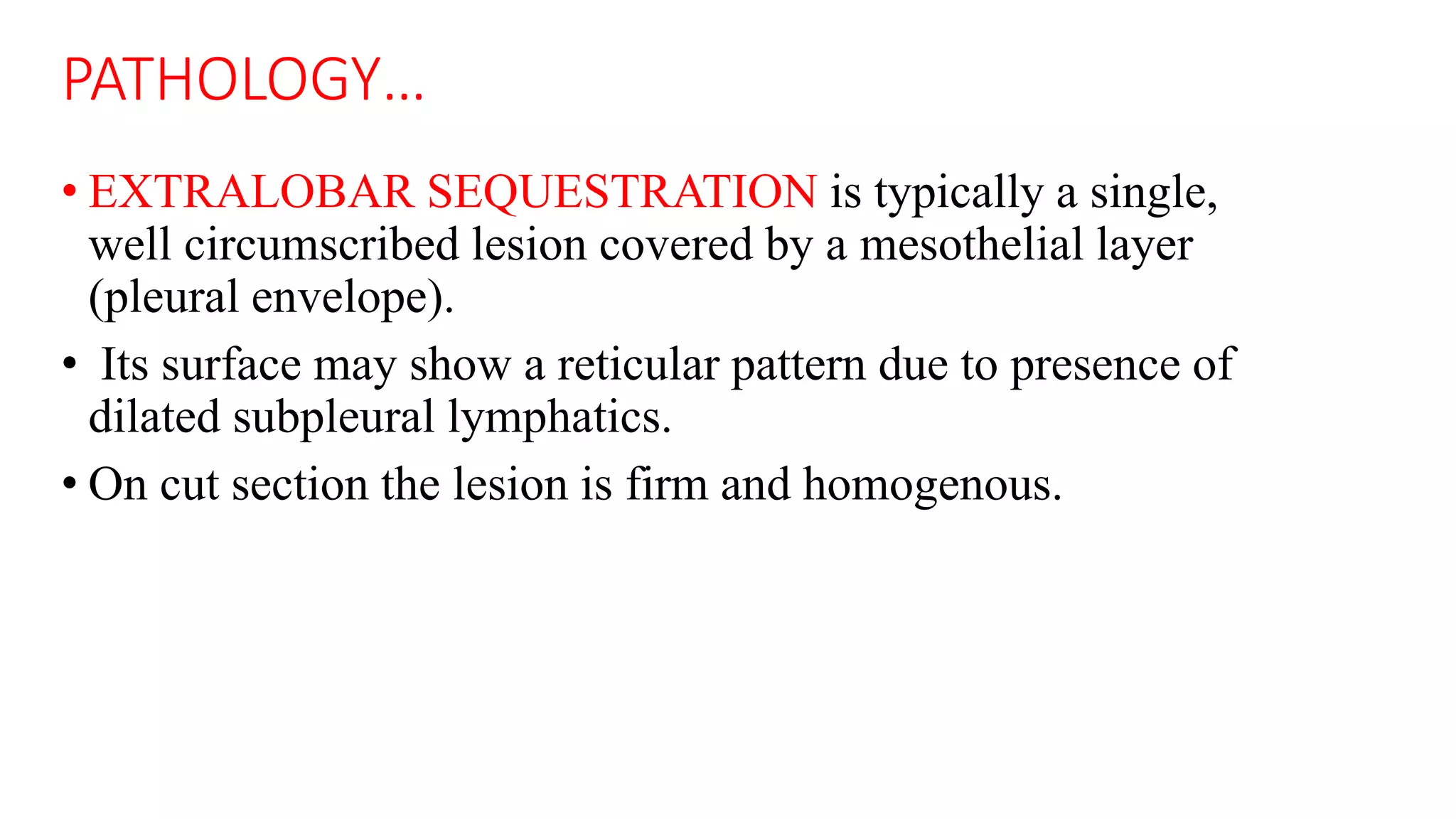 Pulmonary sequestration ppt | PPTX