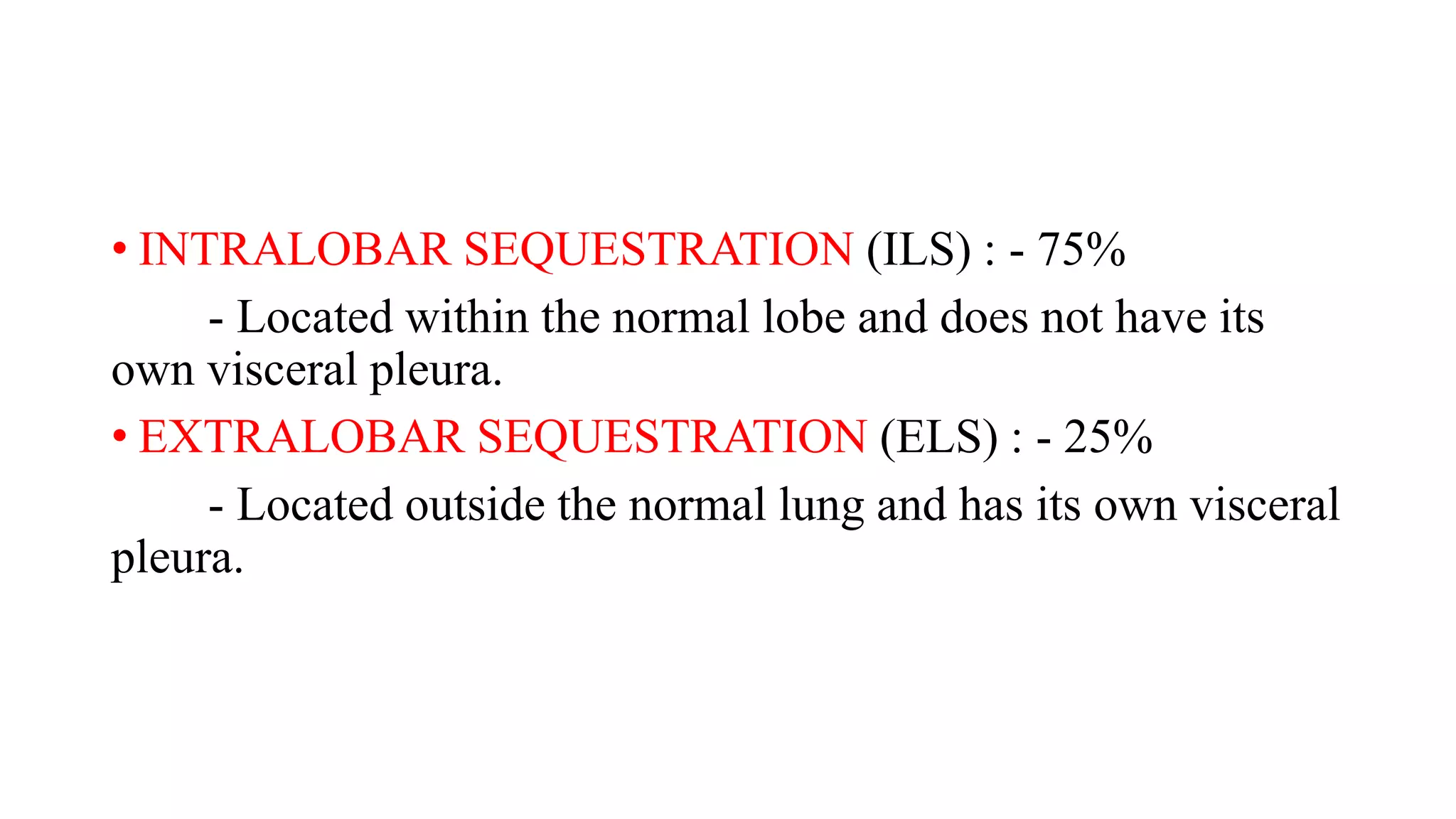 Pulmonary sequestration ppt | PPTX