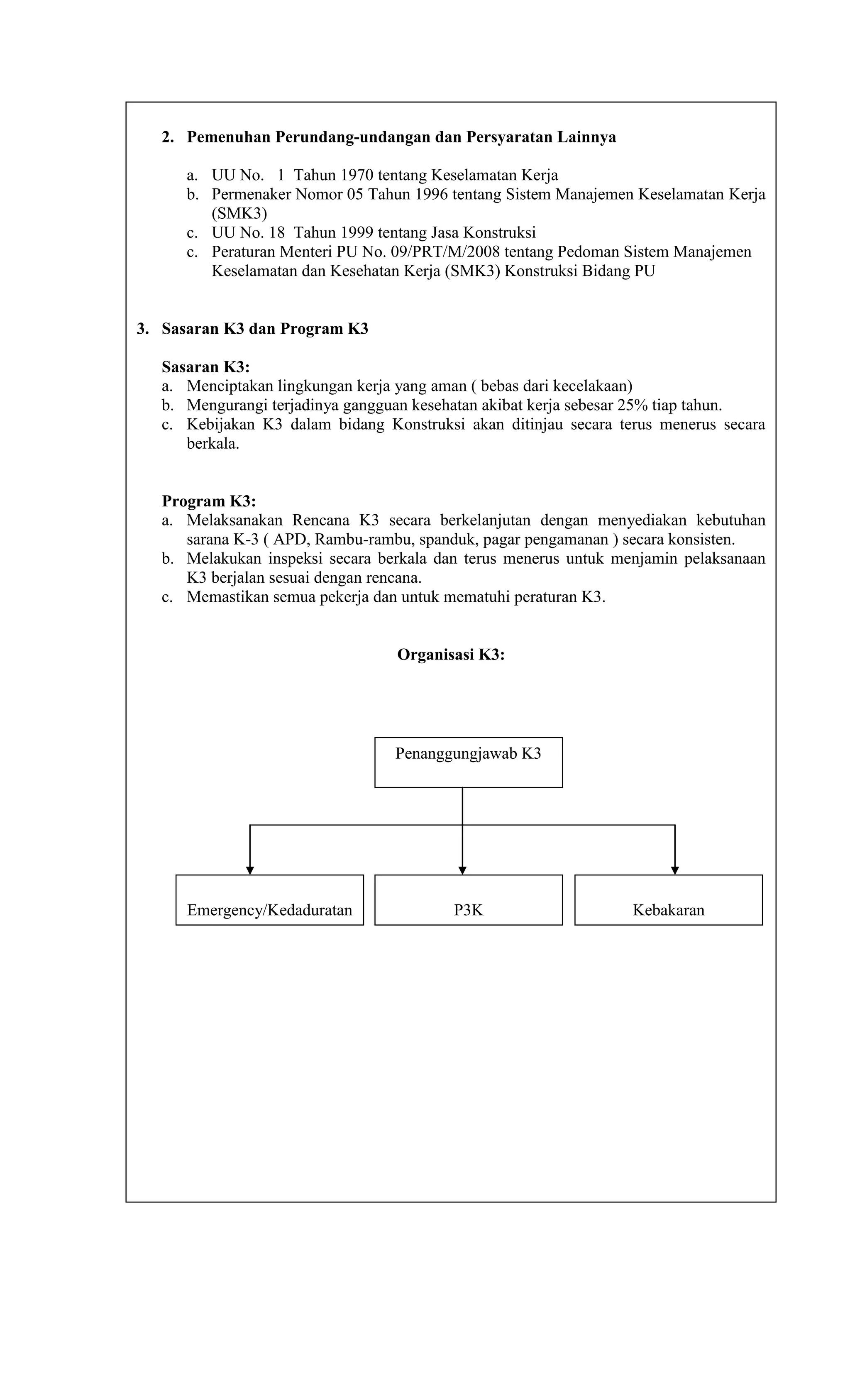 Pra rencana keselamatan_dankesehata_kerj | PDF