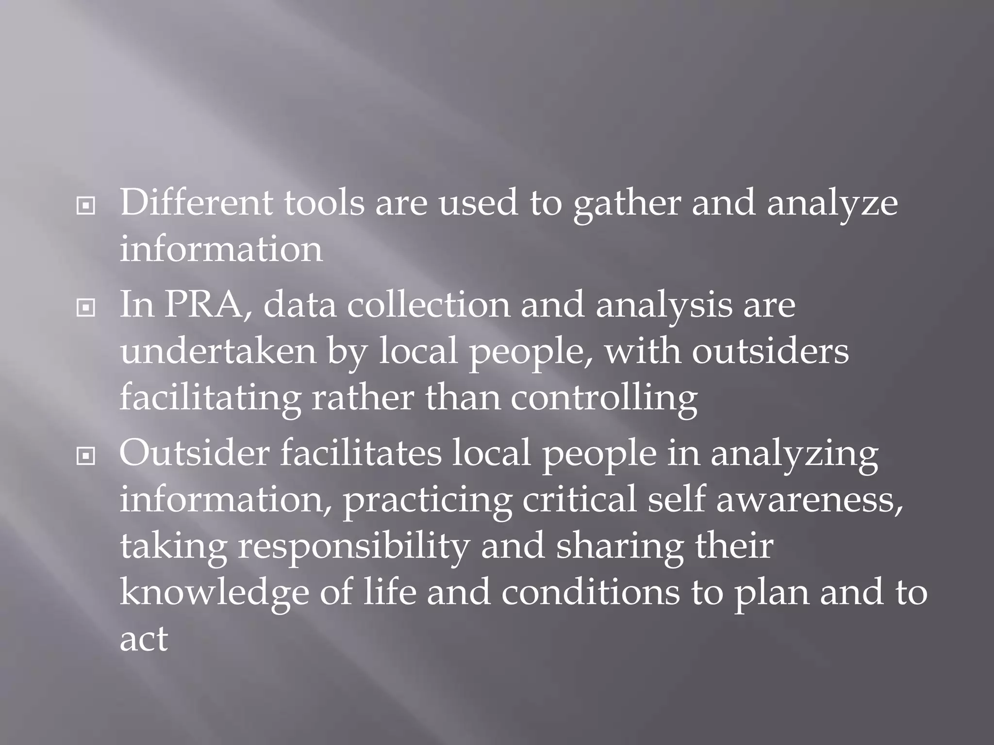 rapid rural appraisal and participatory rural appraisal | PPTX