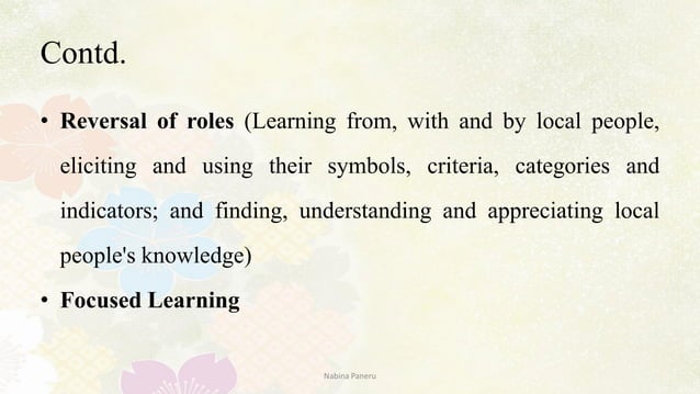 PRA and RRA tools | PDF