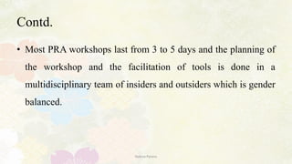 PRA and RRA tools | PDF