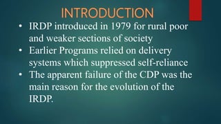 Integrated Rural Development Programme | PPTX