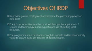 Integrated Rural Development Programme | PPTX