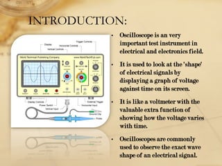 Oscilloscope | PDF | Physics | Science