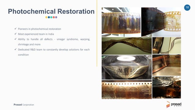 History of Prasad Corp - Film Digitization Company | PPT