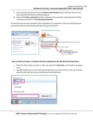 Introduction of computer basic skills on windows 7 | PDF