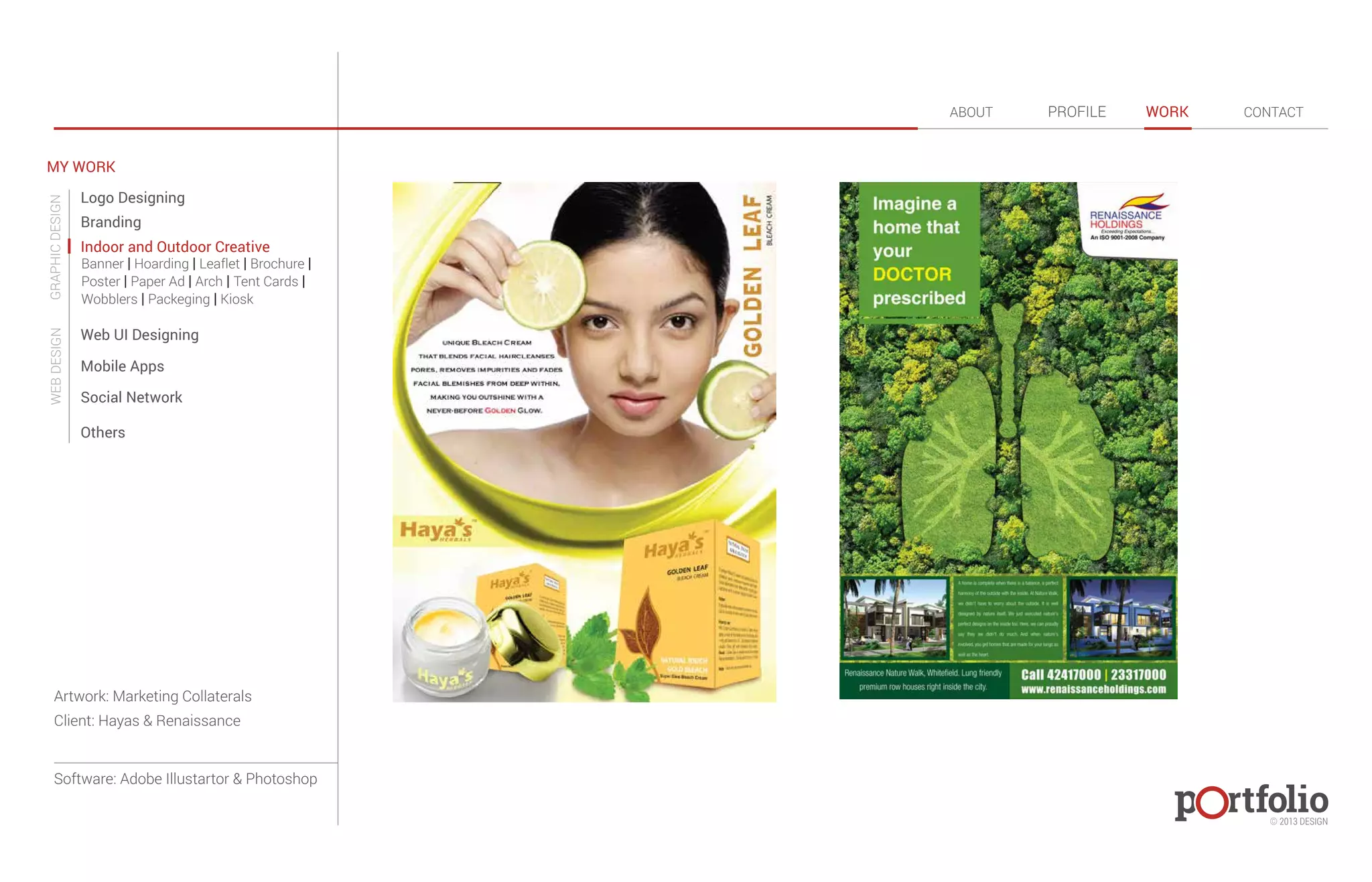 Graphic design portfolio _ Prasad Coorg | PPT