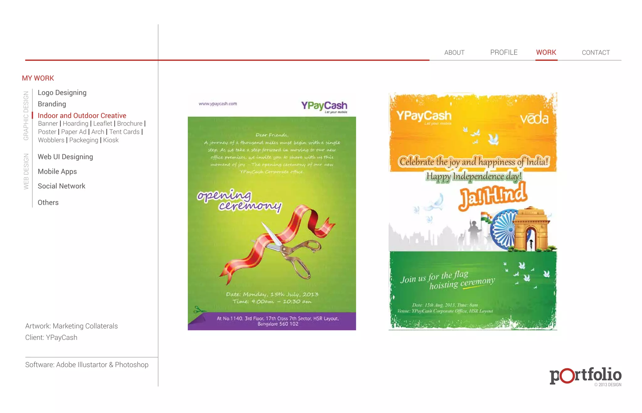 Graphic design portfolio _ Prasad Coorg | PPT