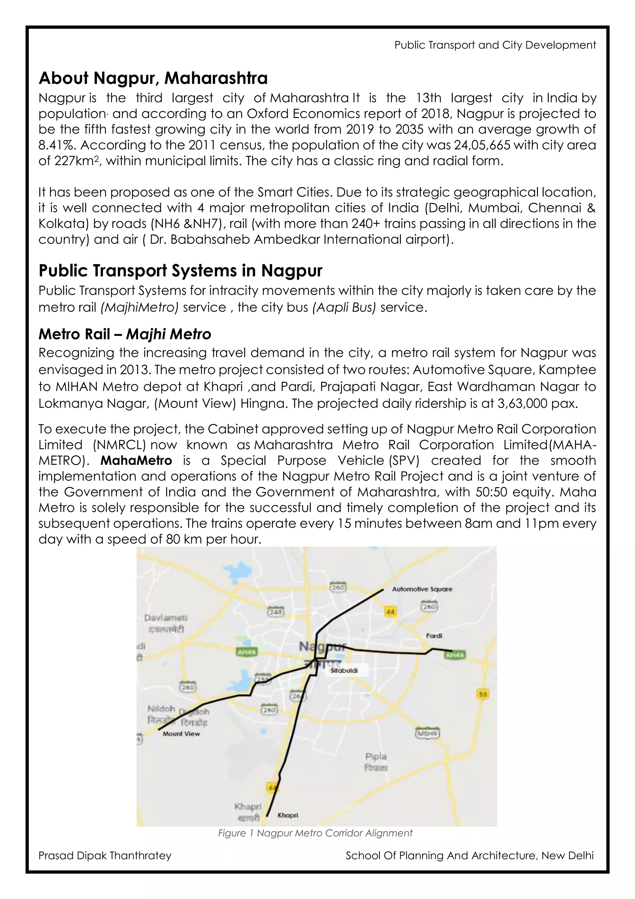 Public Transport Systems, Intermediate Public Transport Systems and ...