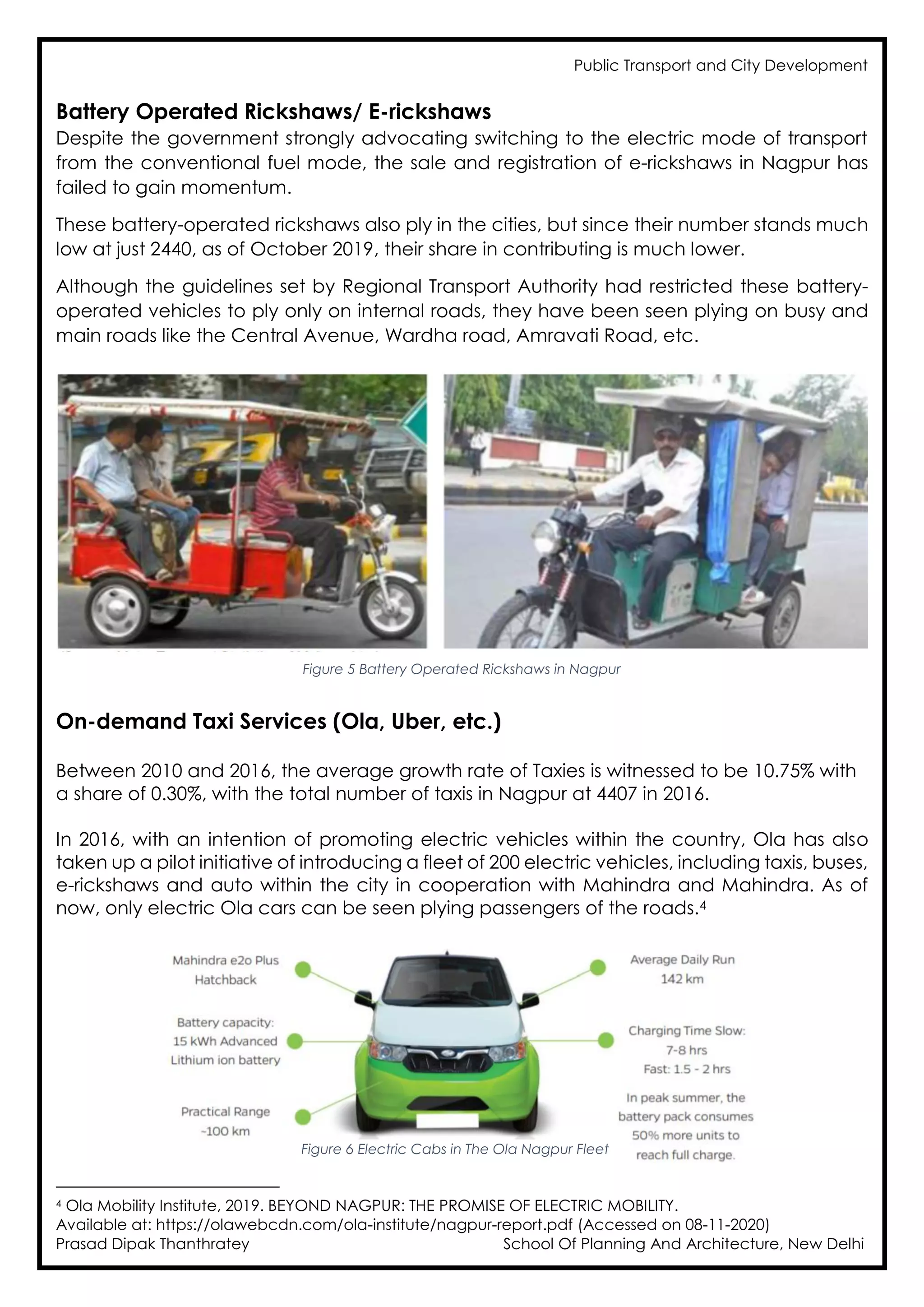 Public Transport Systems, Intermediate Public Transport Systems and their Characteristics in ...