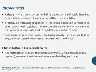Urban-Rural Ratio and Urban & Metropolitan Concentration | PPTX