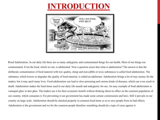 food adulteration Prasad ppt1 | PPTX