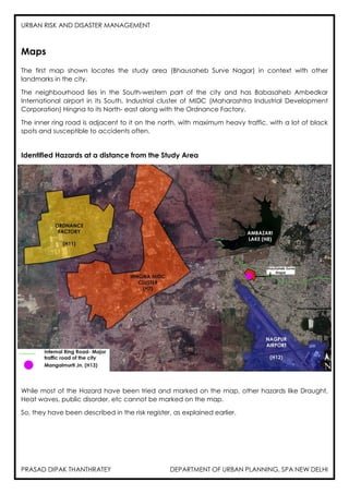 Risk Register for Bhausaheb Surve Nagar, Nagpur, Maharashtra | PDF ...