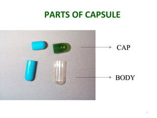 SEMINAR ON MANUFACTURING AND EVALUATION OF CAPSULES… | PPT