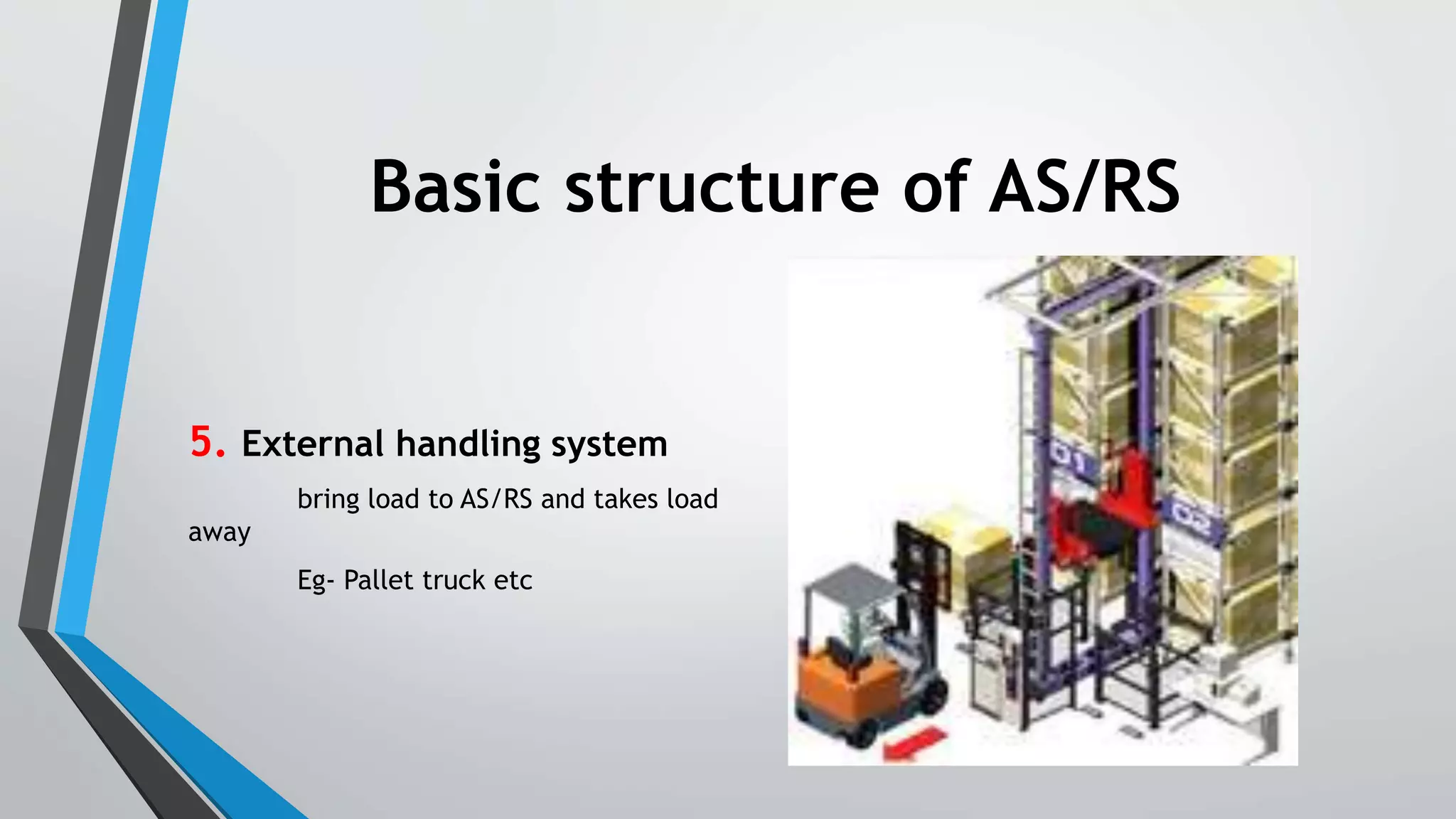Automated storage and retrieval system | PPTX