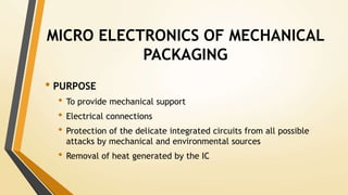 MEMS Packaging | PPTX