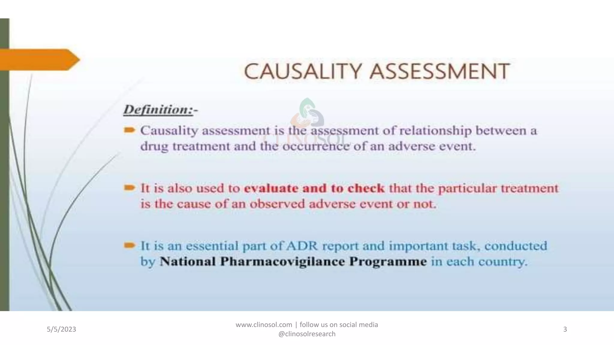 Causality Assessment | PPTX