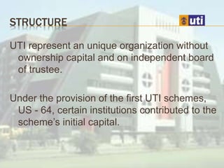 UNIT TRUST OF INDIA | PPT