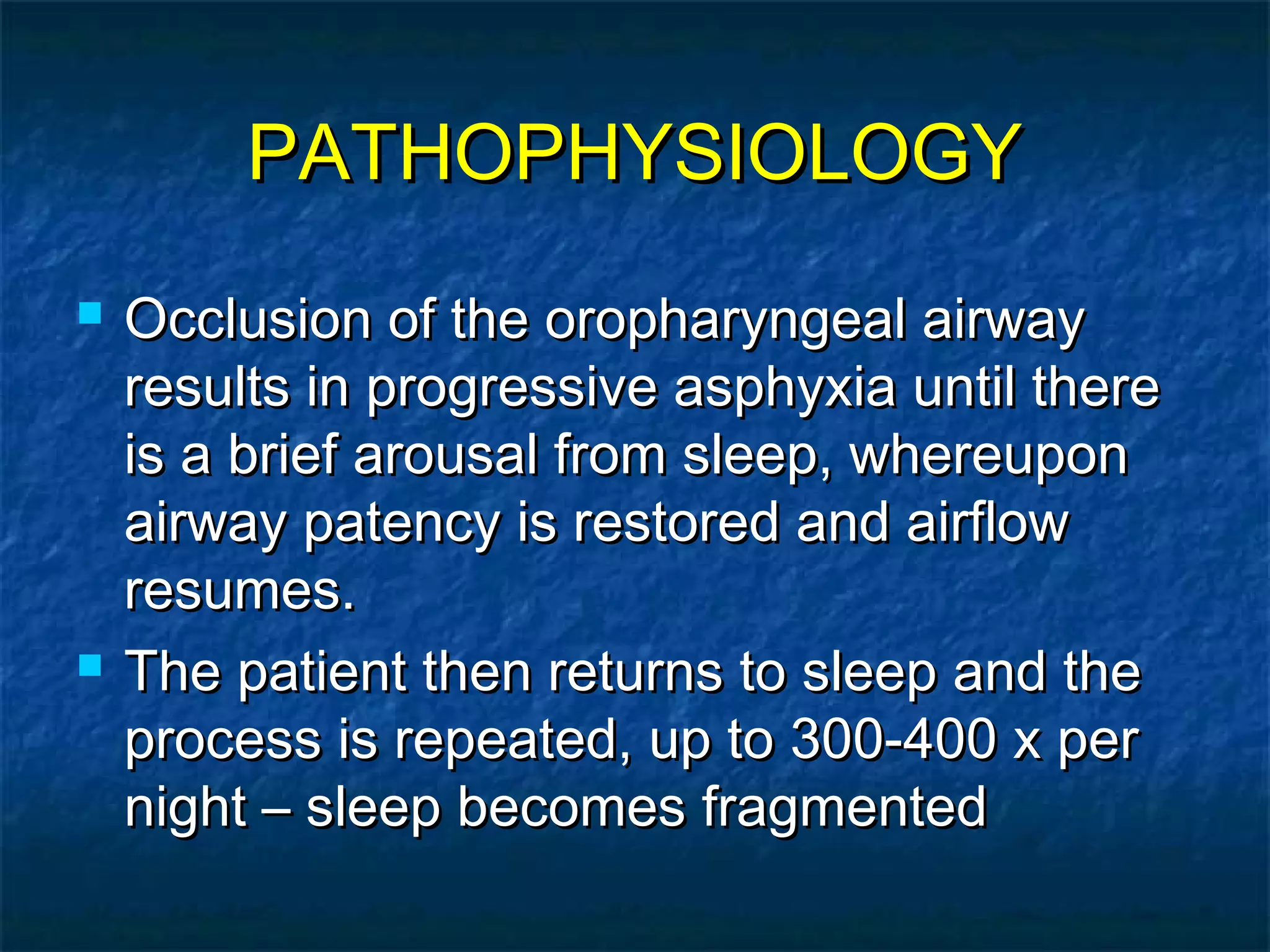Obstructive Sleep Apnoea: Diagnosis, Criteria, Management | PPT