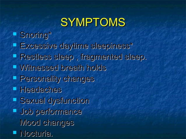 Obstructive Sleep Apnoea: Diagnosis, Criteria, Management | PPT | Lung ...