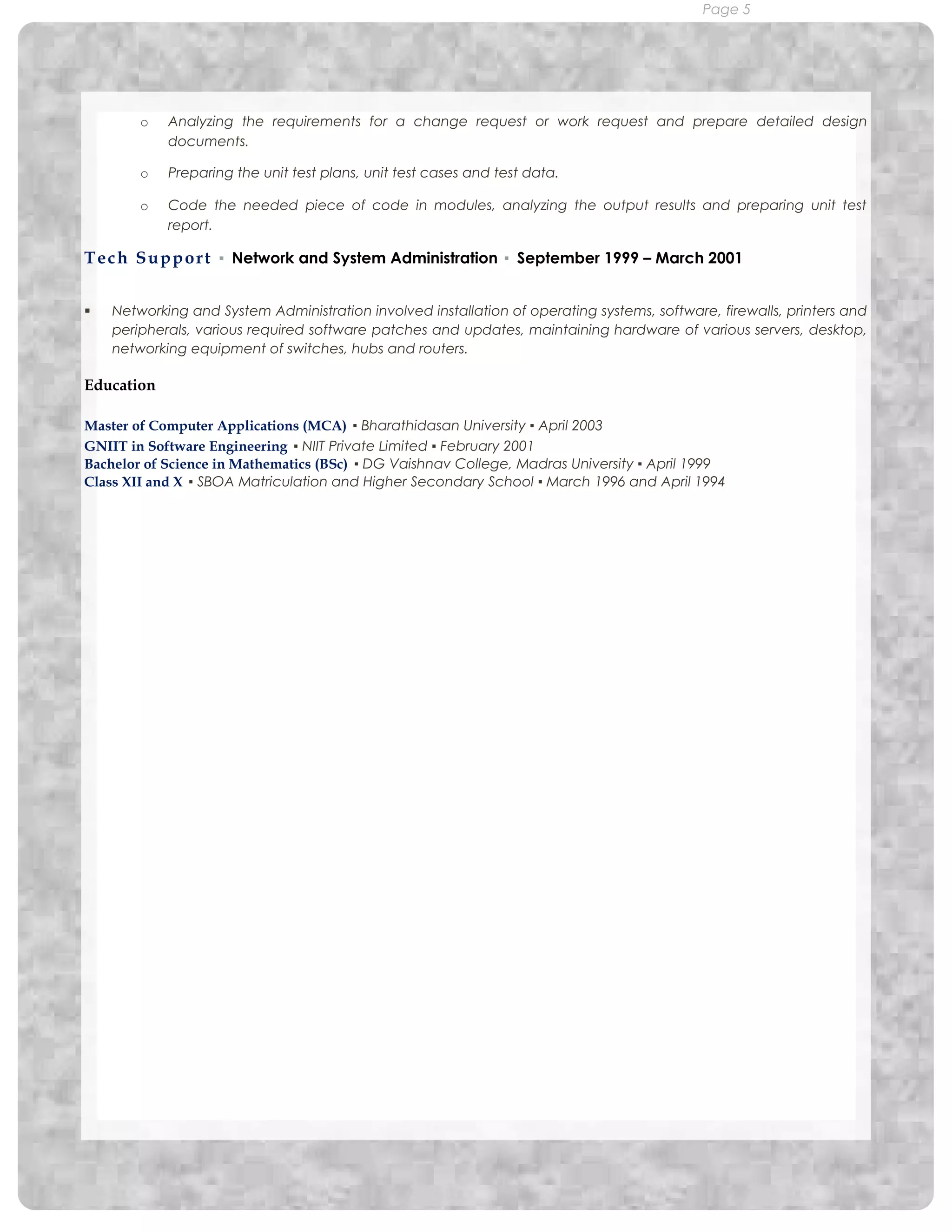 Prasanna ramachandran skill set | DOC