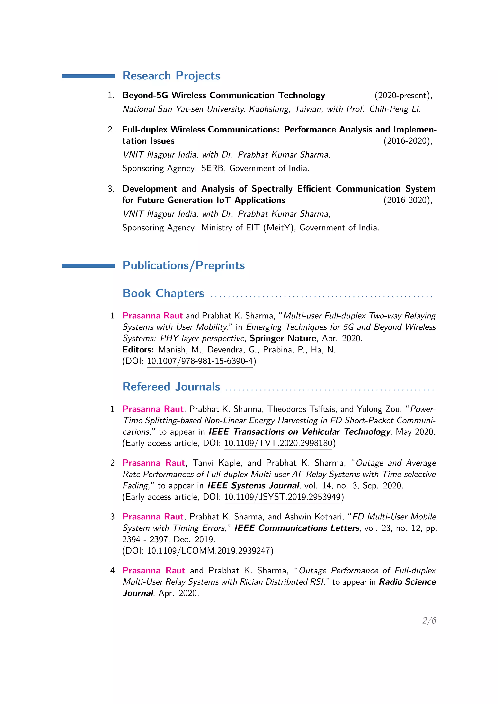 Prasanna Raut CV | PDF